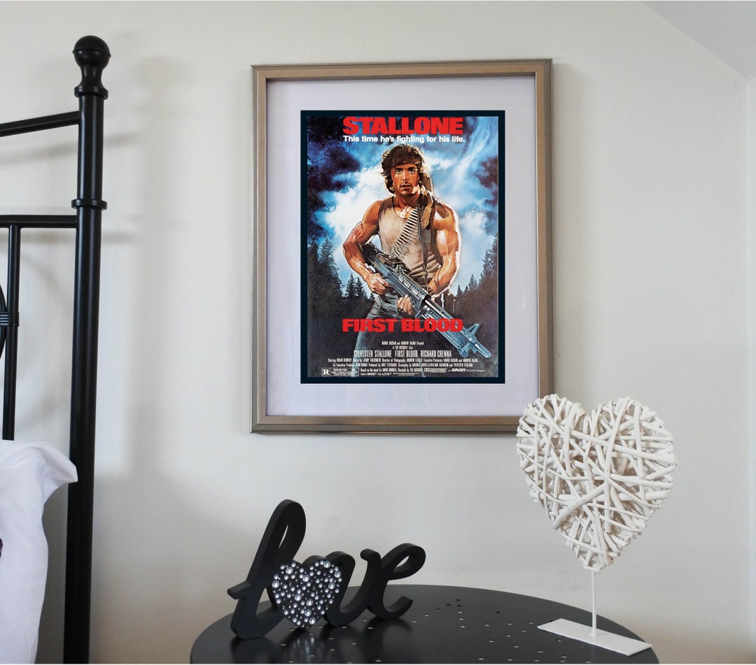 Rambo Sylvester Stallone First Blood Repro POSTER - Etsy