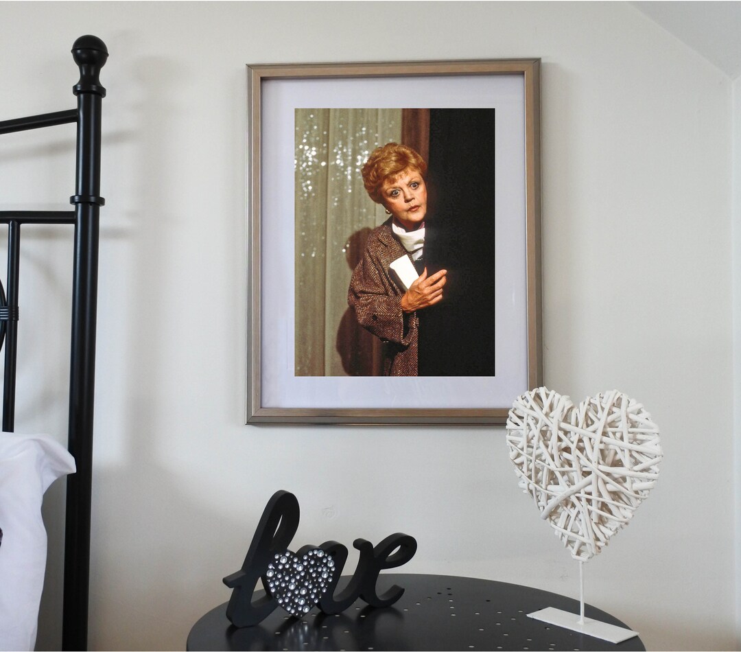 Murder She Wrote Angela Lansbury Jessica Fletcher Curtain POSTER - Etsy