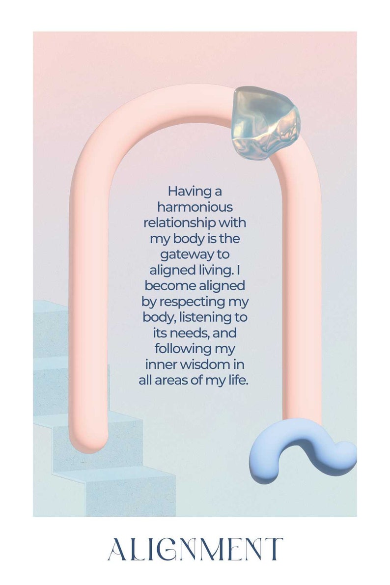 Alignment Affirmation Printable Poster (JPEG File Prints up to 24x26 ...