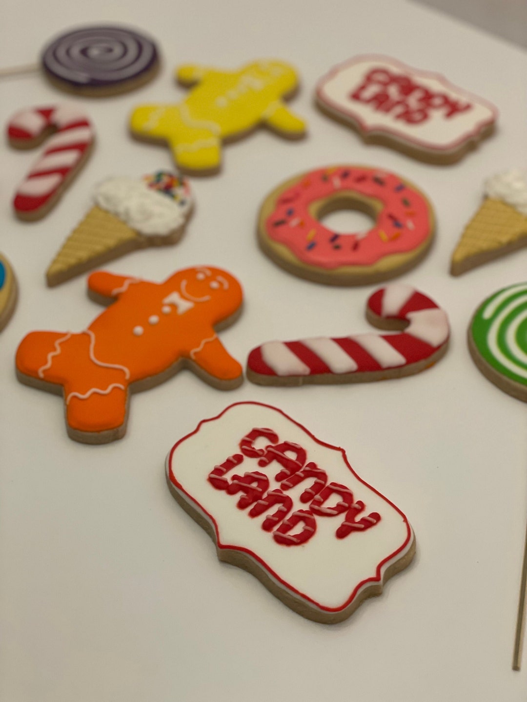 1 Dozen Candy Land Themed Decorative Cookies - Etsy