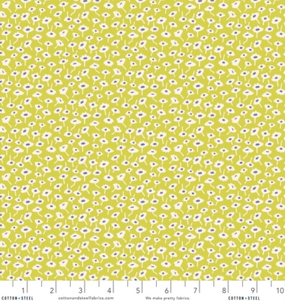 Frolic Darling Flower Power Fabric Cotton and Steel - Etsy