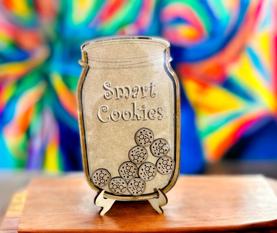 DIGITAL FILE - Positive Reward Jar- Smart Cookies! You Can Customize to ...