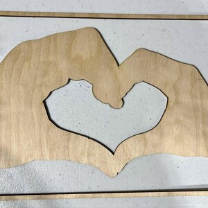 Heart Hands Sign - Digital File - SVG Only - Customize to Fit Your ...