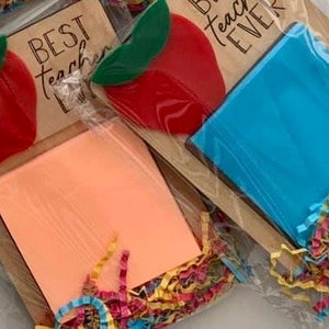 Teacher Post It Note Holders- Perfect for Teacher Appreciation Gifts - Etsy