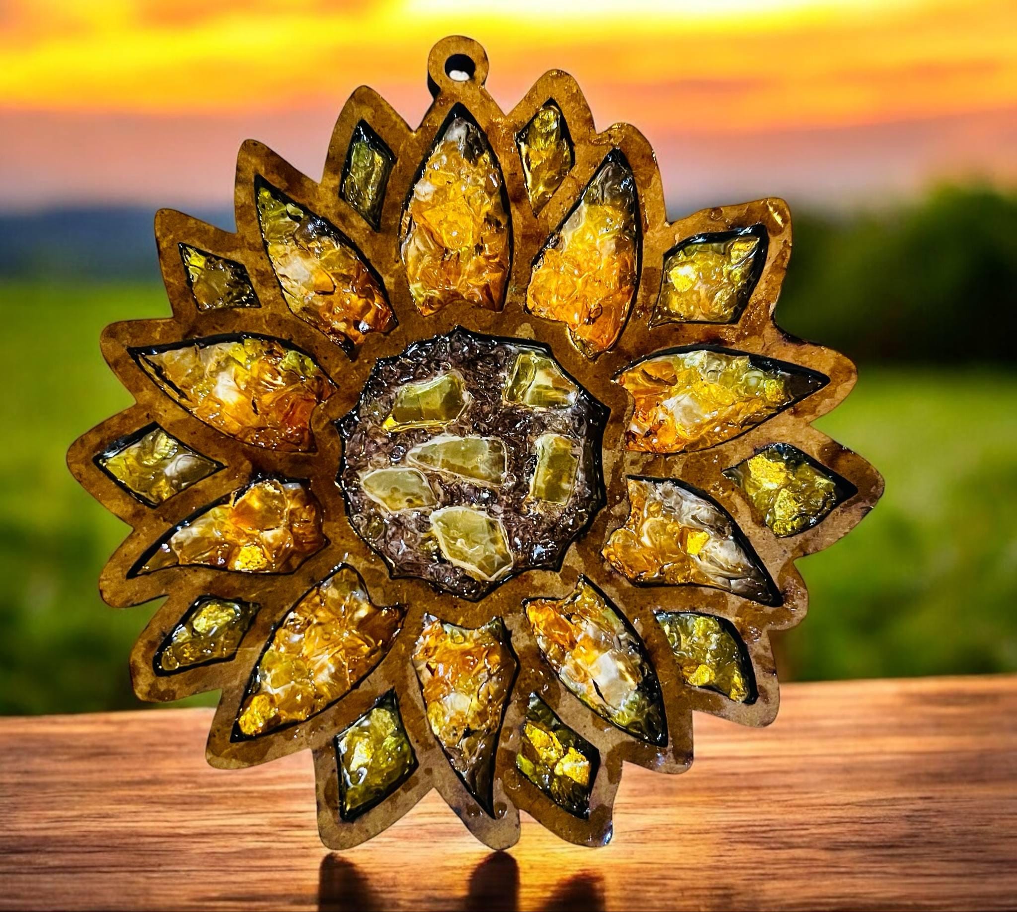 Sunflower Suncatcher Template: Laser Cut SVG File (digital Download) - Etsy