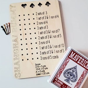 Shanghai Rummy or Frustration Rummy Travel Games - Tx and CO State ...