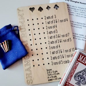 Shanghai Rummy or Frustration Rummy Travel Games - Tx and CO State ...