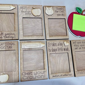 Teacher Post It Note Holders- Perfect for Teacher Appreciation Gifts - Etsy