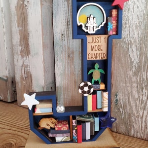 Miniature Alphabet Bookshelf - Letter "j" ONLY - Etsy