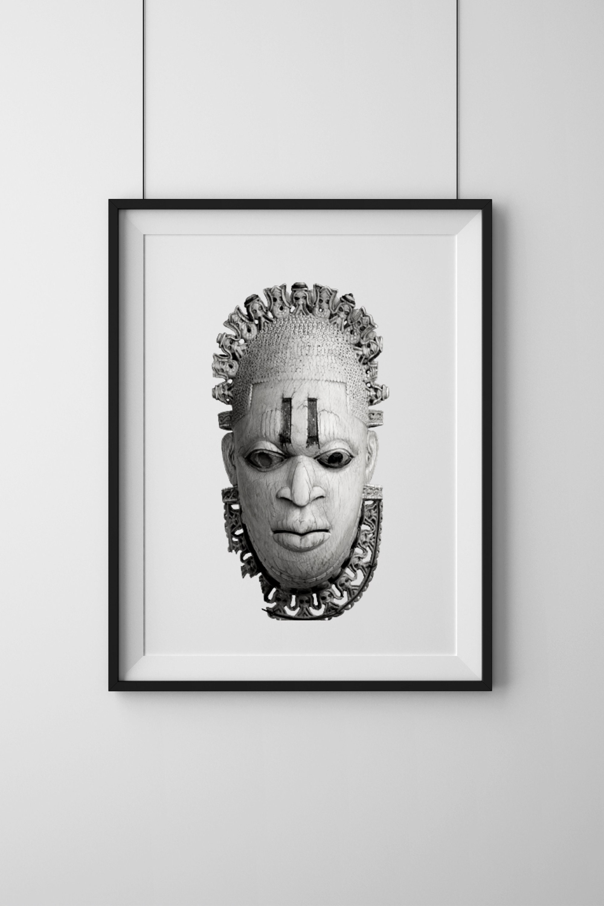 15 Century MASK of Benin Kingdom Queen Mother Art, Mask Wal Art ...