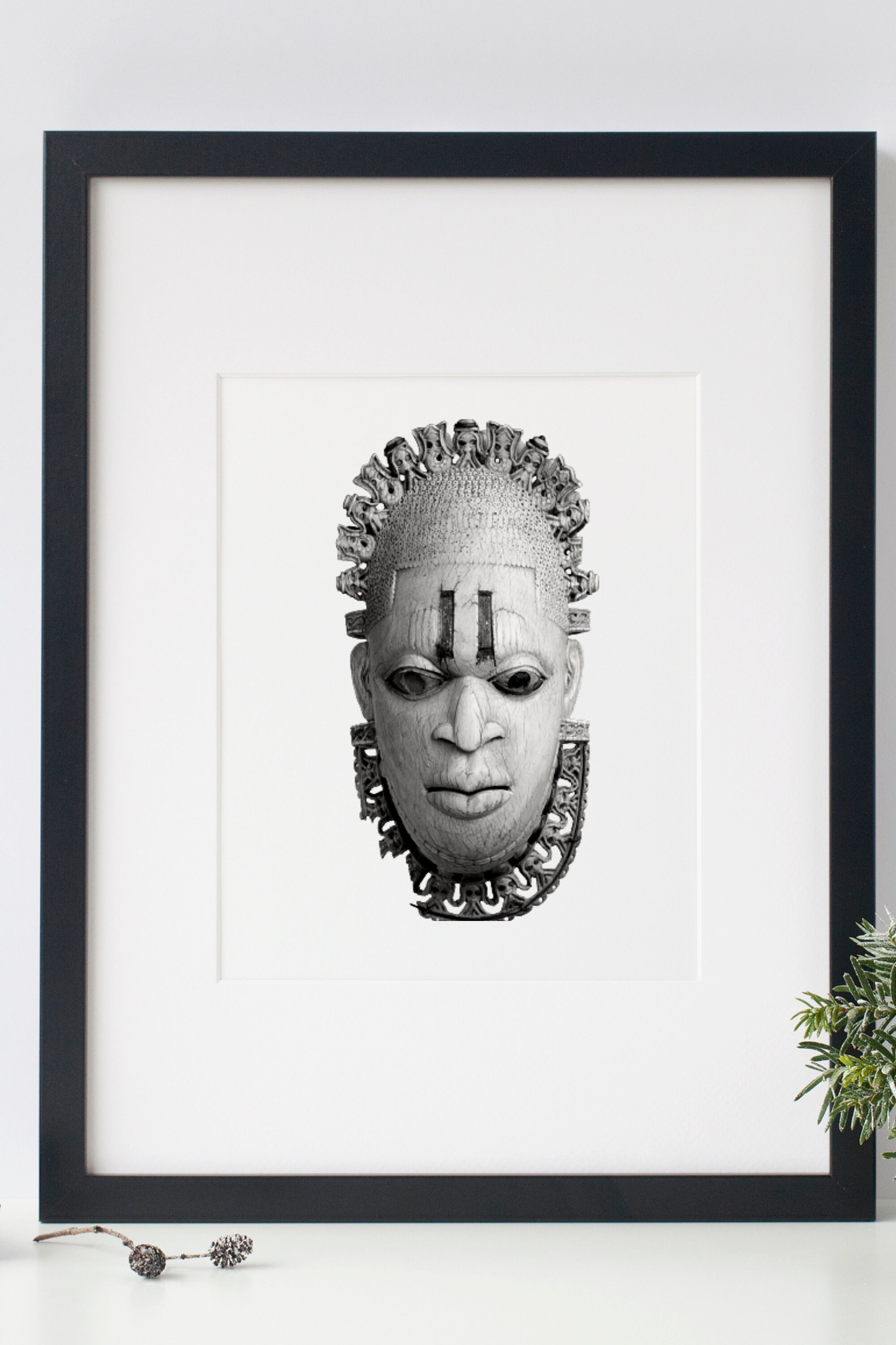 15 Century MASK of Benin Kingdom Queen Mother Art, Mask Wal Art ...