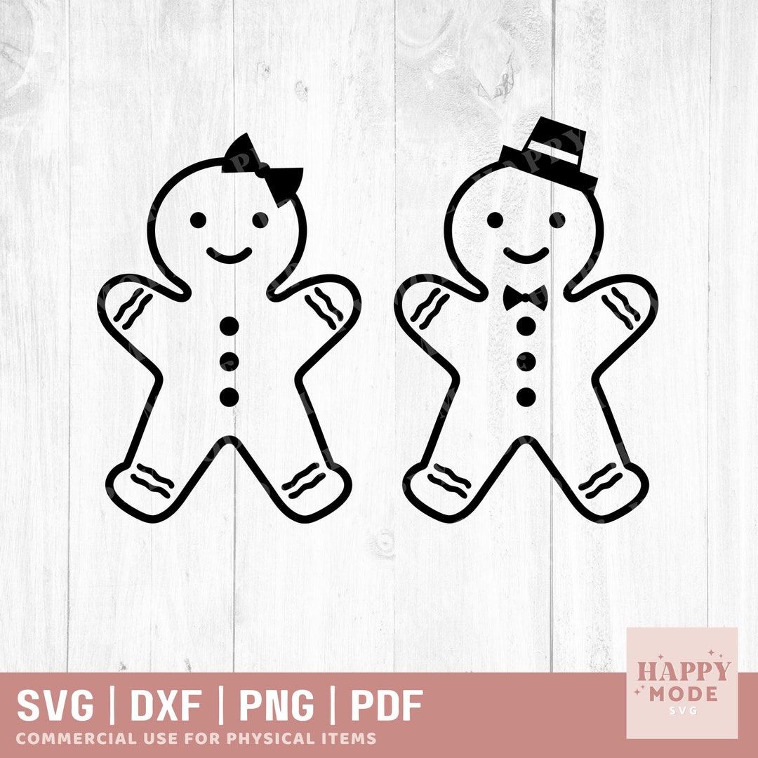 Gingerbread SVG Gingerbread Man Svg Gingerbread Girl Svg Christmas ...