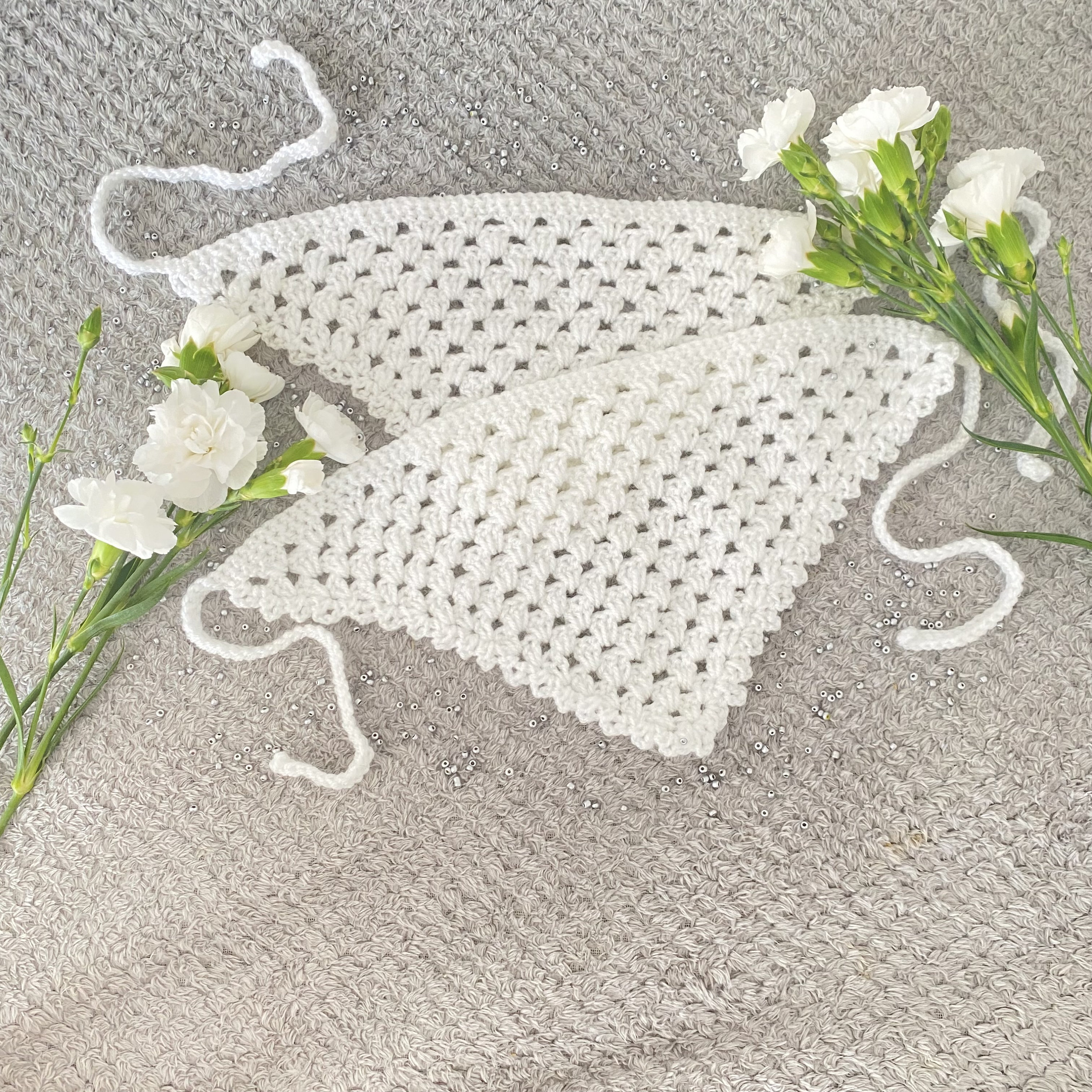 Crochet Checker Bandana Pattern - Etsy UK