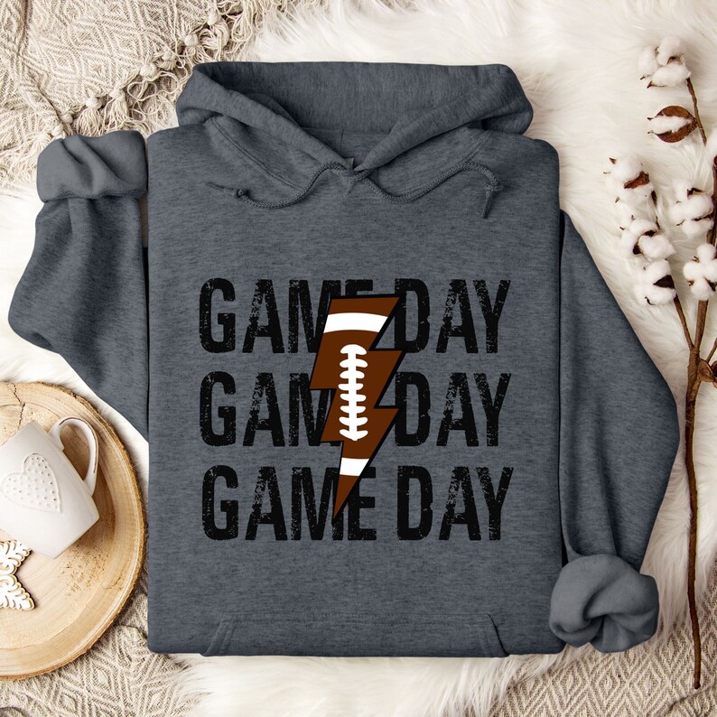 Game Day Hoodie, Game Day Sweatshirt, Football Hoodie, Game Day Shirt ...