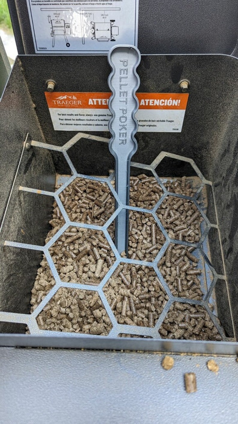 Pellet Poker: 3D Printed Grill Tool for Pellet Jams - Etsy
