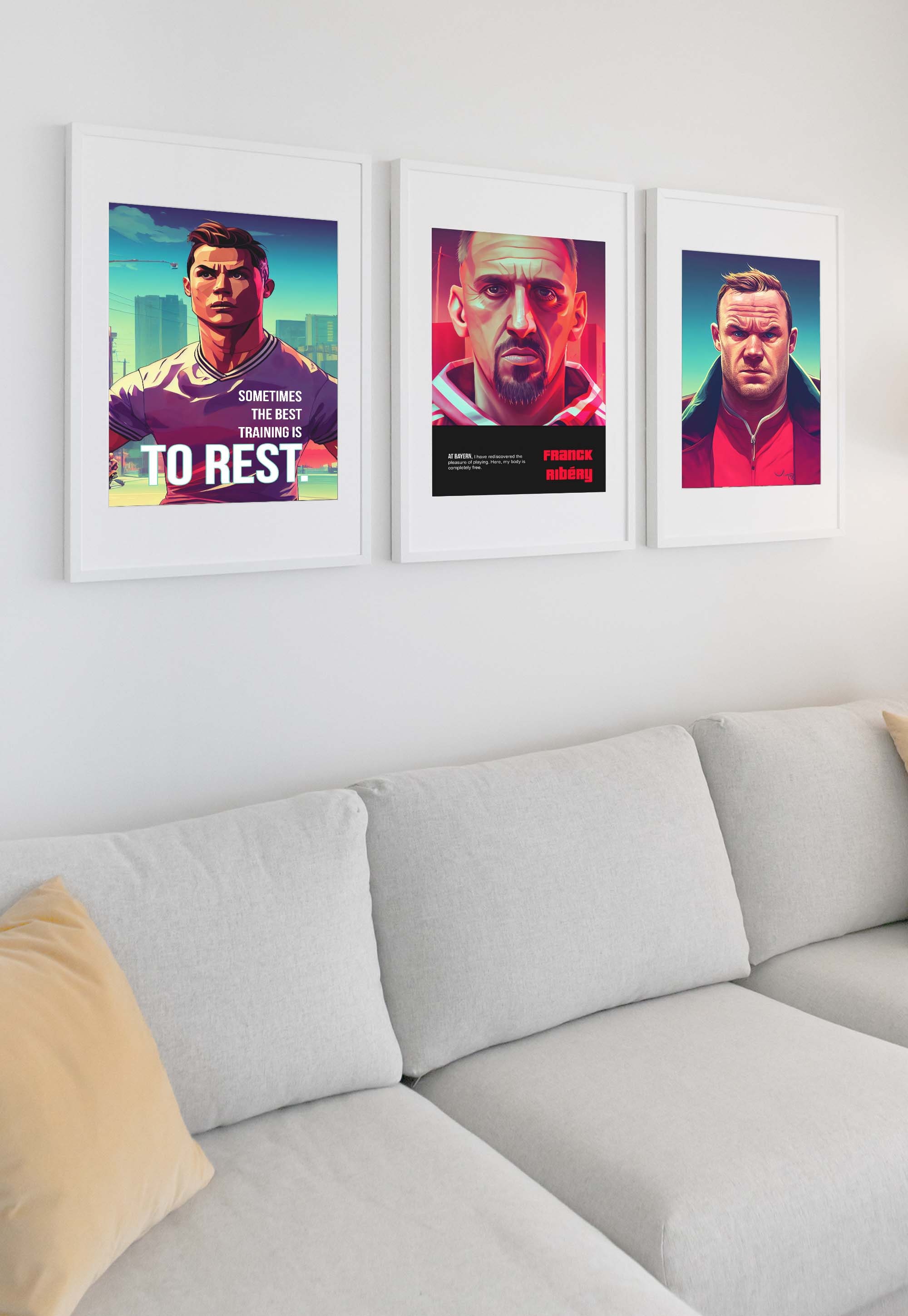 Franck Ribéry Custom Motivation Quote Poster-gta Style - Etsy