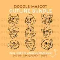 Eagles Outline Font Mascot Spirit PNG - Etsy