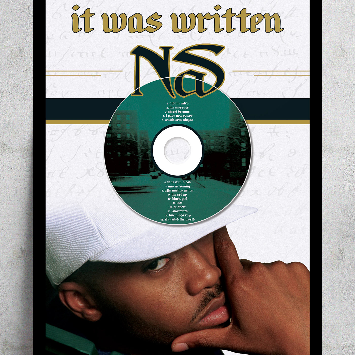 Nas 'It Was Written' - Hip-Hop Poster sold by Historic Mattie | SKU ...