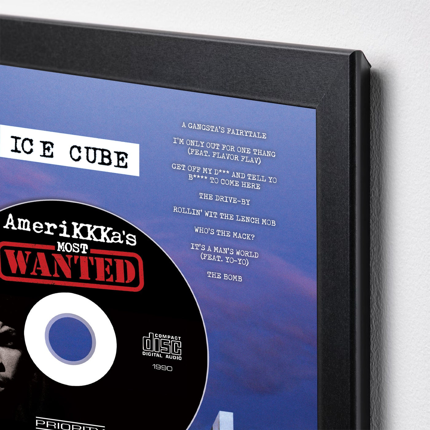 Ice Cube 'AmeriKKKa's Most Wanted' - Hip-Hop Poster sold by Alethea ...