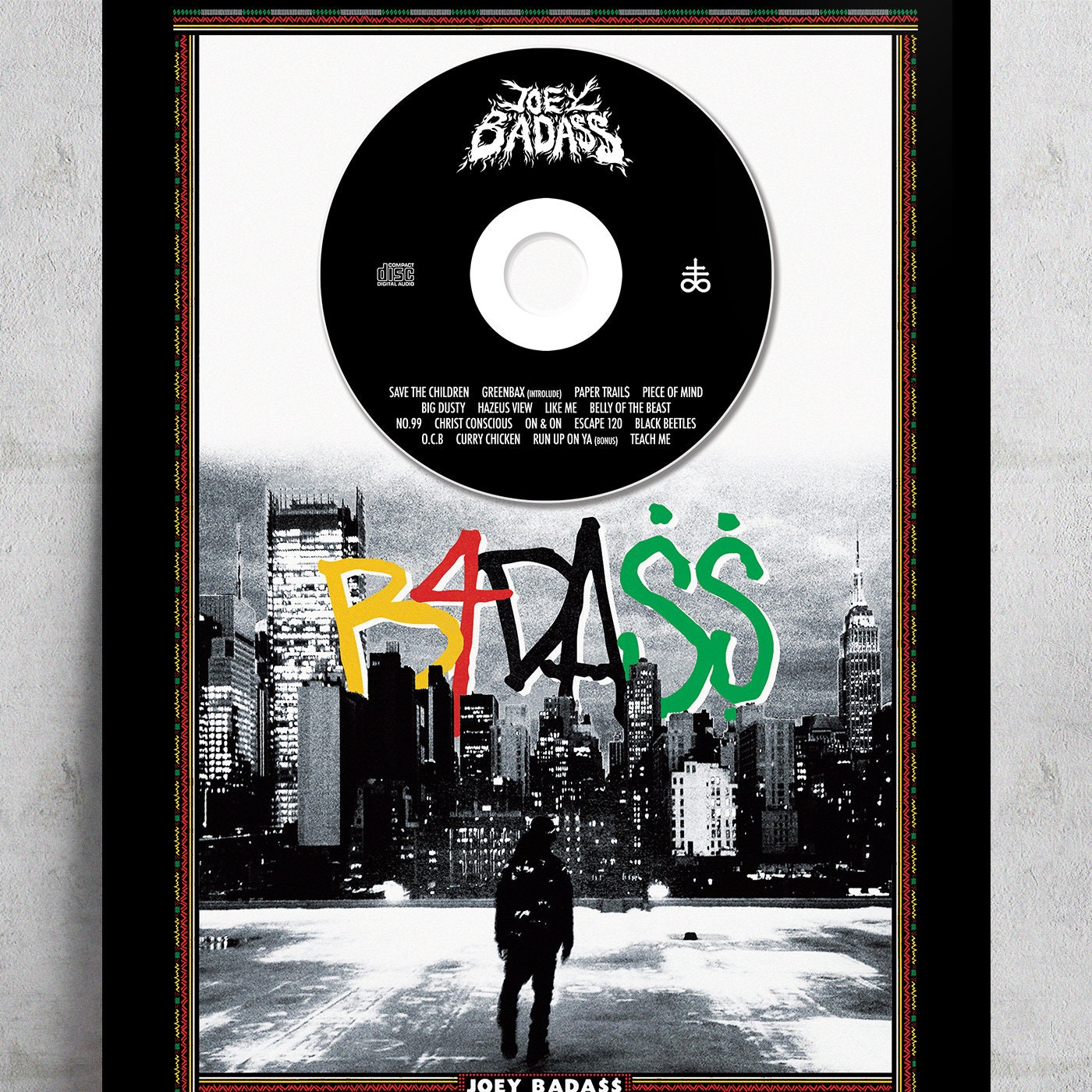 Joey BadaSS 'B4.DA.SS' - Hip-Hop Poster sold by Hankie Heavy | SKU ...