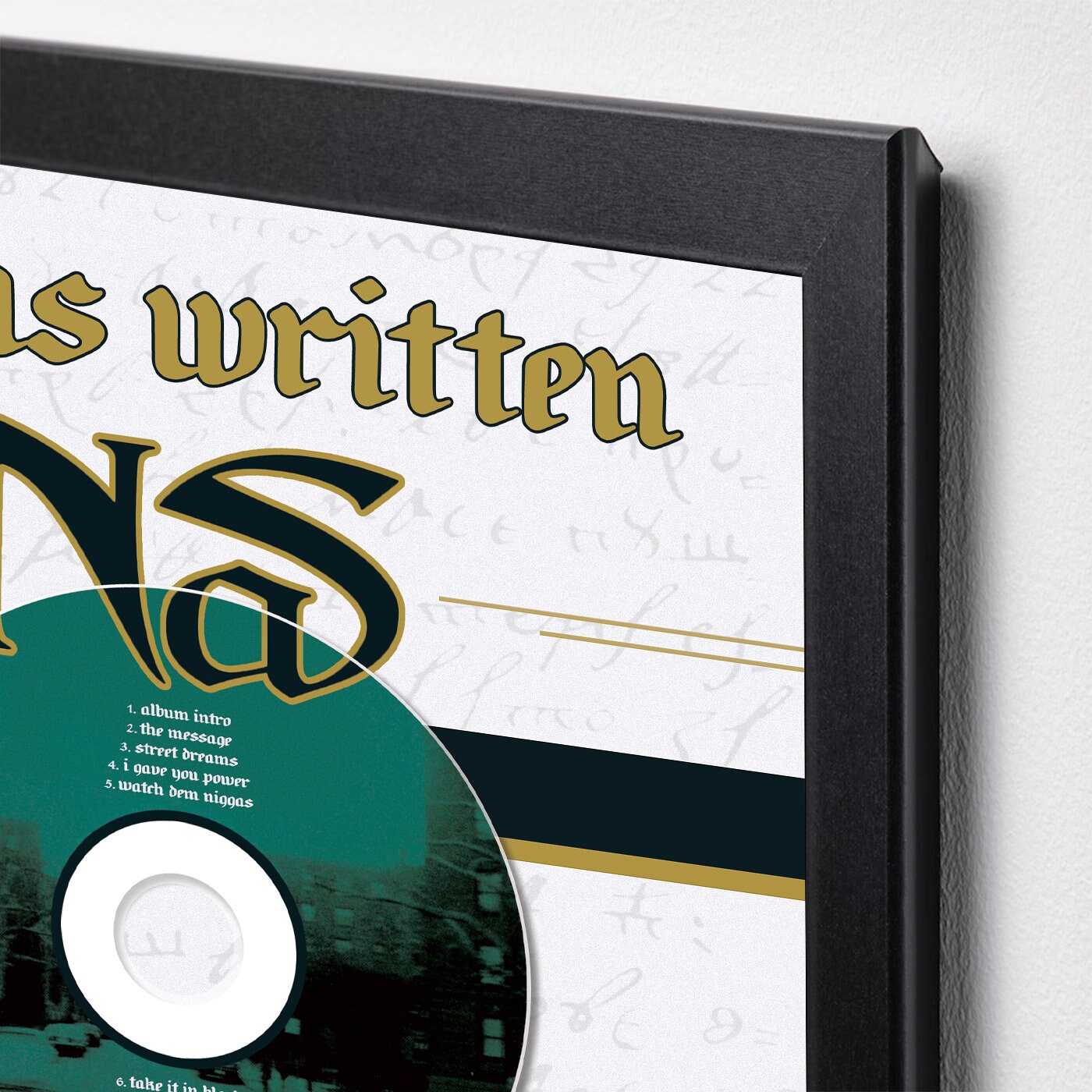 Nas 'It Was Written' - Hip-Hop Poster sold by Historic Mattie | SKU ...
