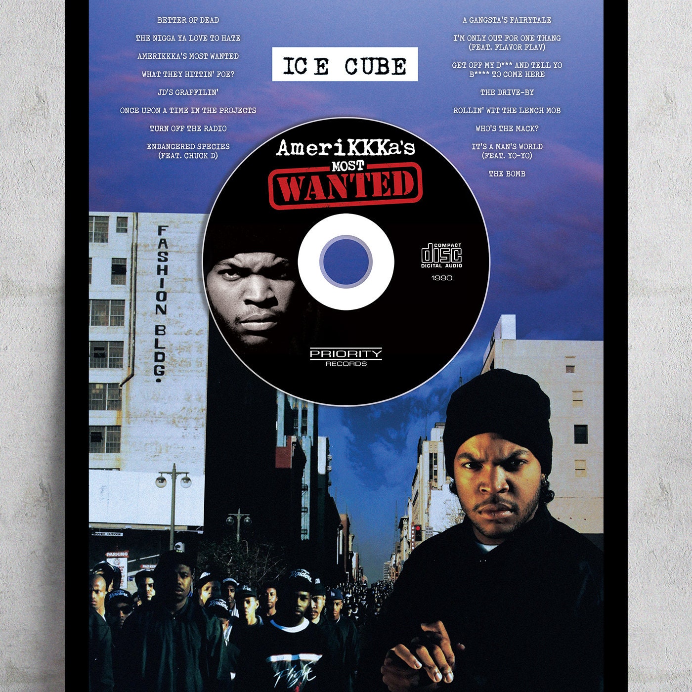Ice Cube 'AmeriKKKa's Most Wanted' - Hip-Hop Poster sold by Alethea ...