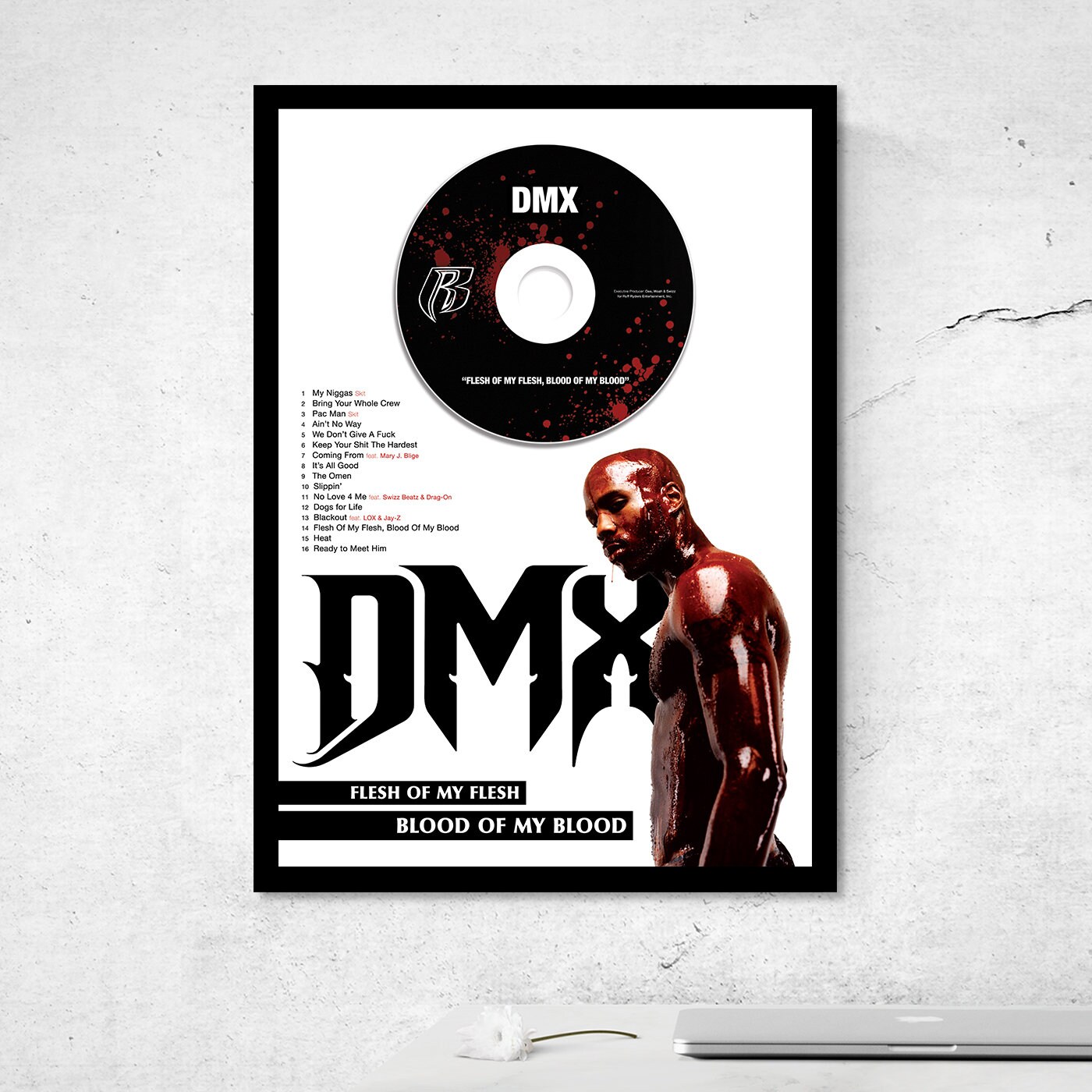 DMX 'Flesh Of My Flesh, Blood Of My Blood' - Hip-Hop Poster Designed ...