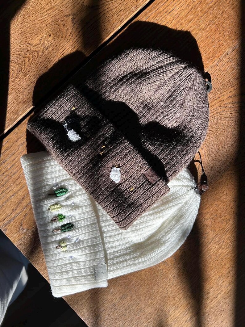 Embroidered Beanies - Etsy