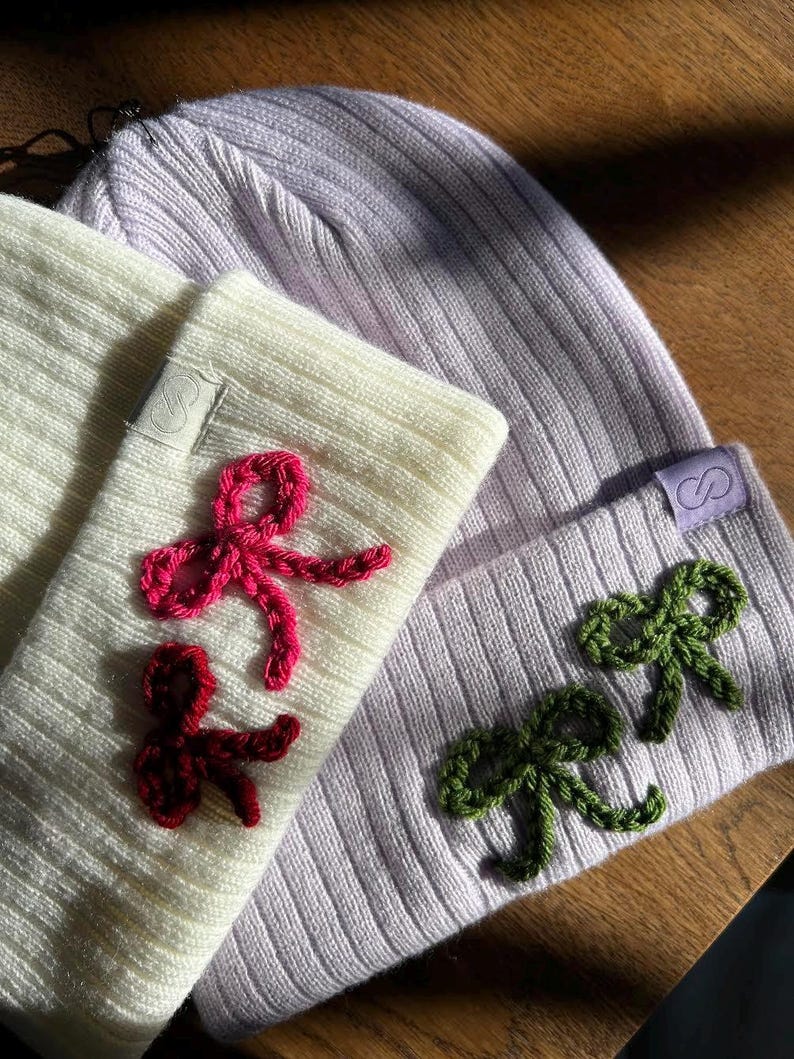 Embroidered Beanies - Etsy