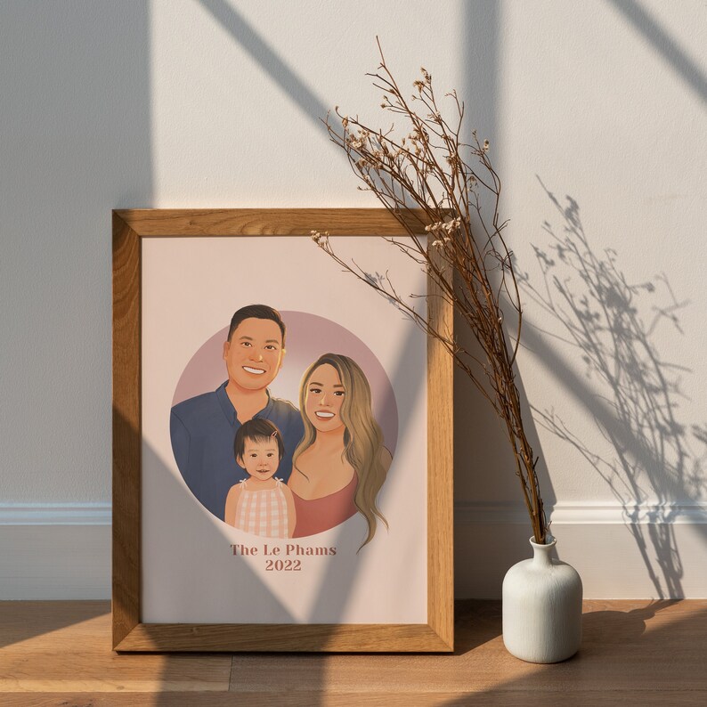 Personalized Portrait ⋆ Custom Illustration ⋆ Digital Drawing Art ⋆ ...