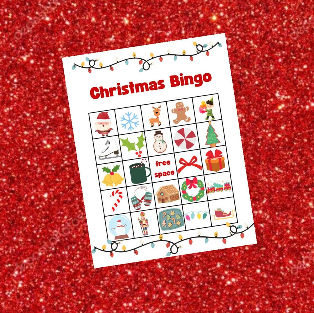 Christmas Bingo, 30 Unique Bingo Cards, Kids' Christmas Activity ...