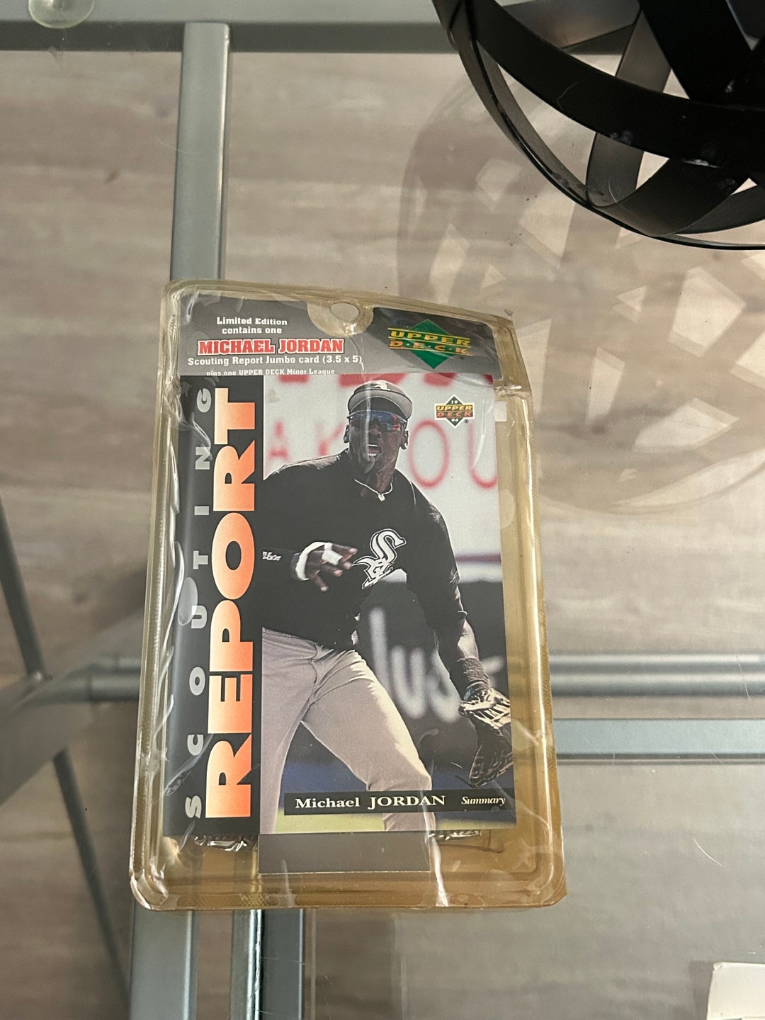Michael Jordan Limited Edition Jumbo Baseball Rookie White Sox Card ...