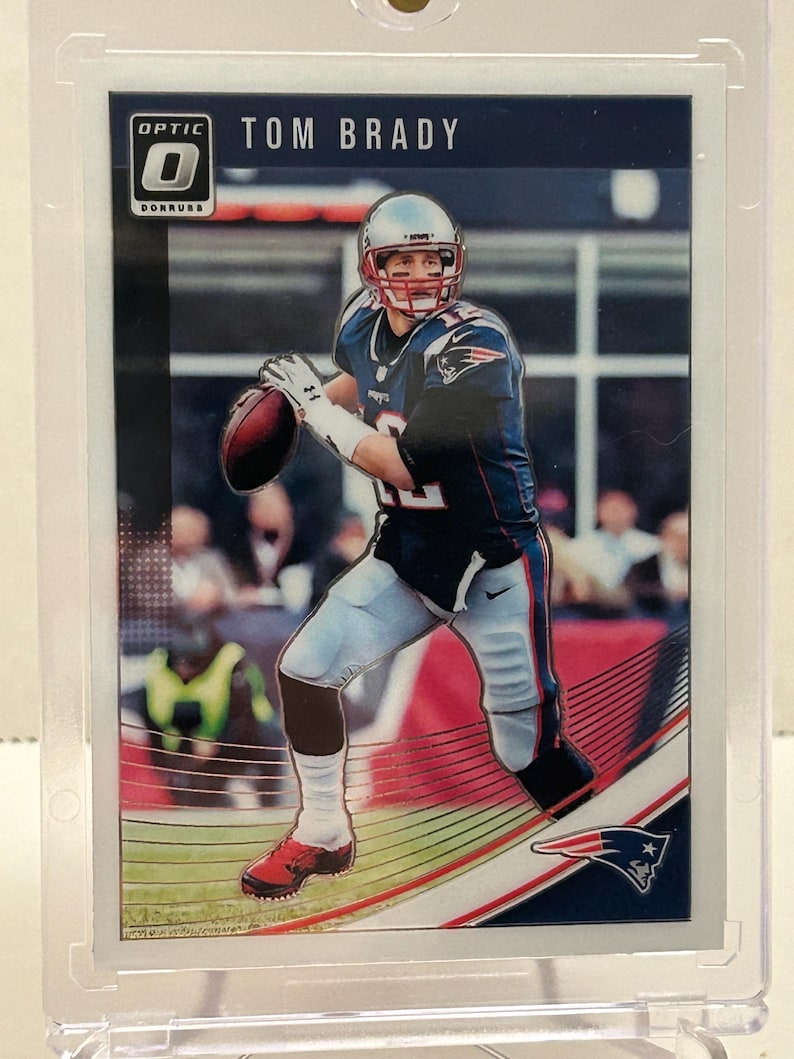 Tom Brady Patriots Panini Optic NFL Card - Etsy