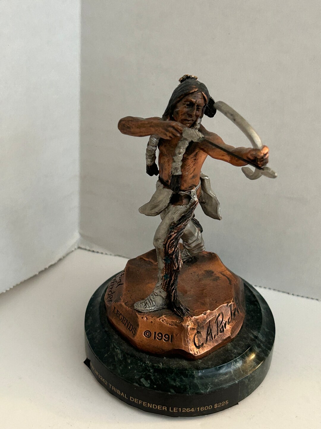 Bronze Statue Tribal Defenders Limited Edition Native American Statue ...