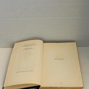 The Citadel - A.J. Cronin - Vintage 1937 First Edition Book - Etsy