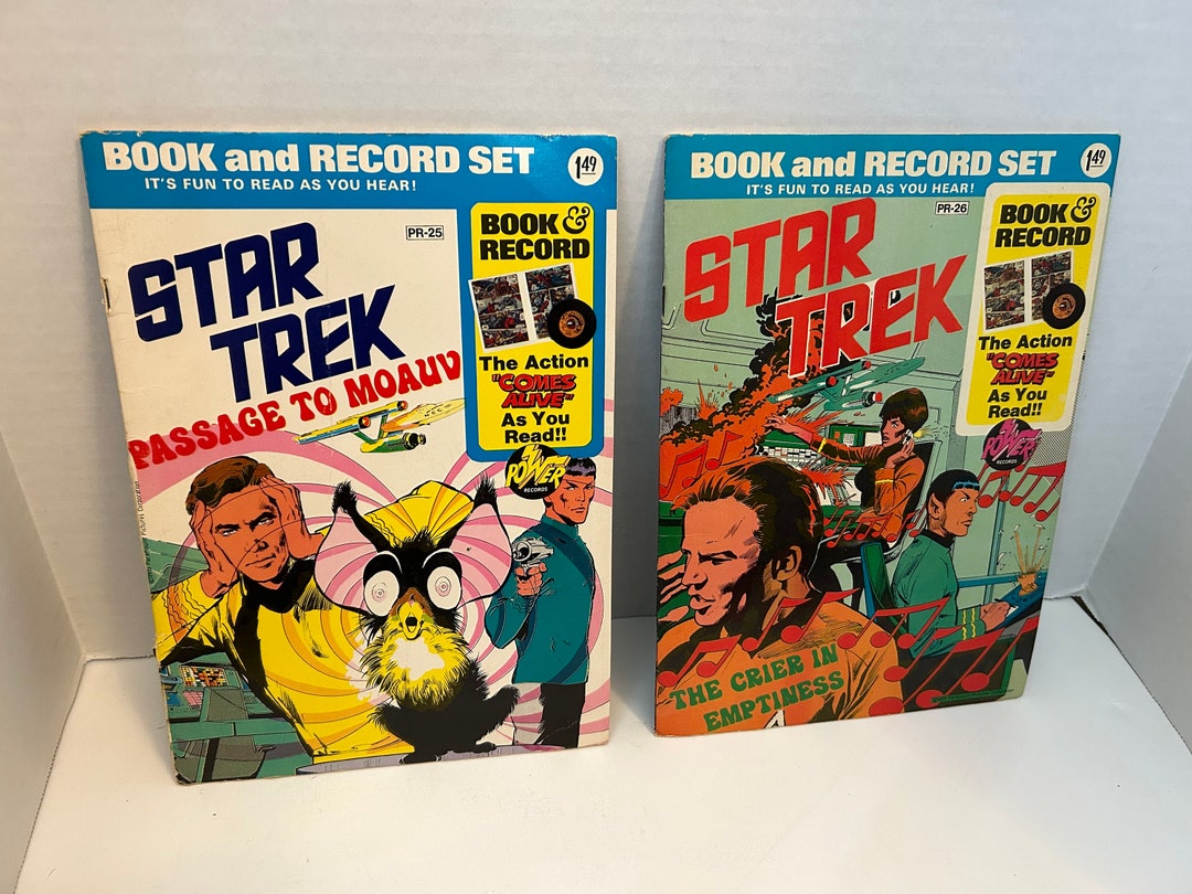 STAR TREK Book and Record Set - the Crier in Emptiness- PR25 & PR26 Two ...