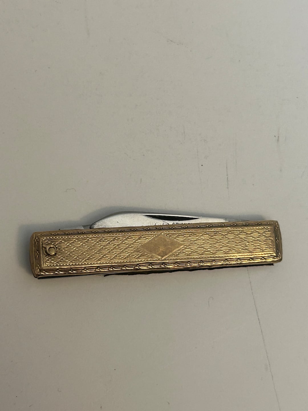 10k Gold Cover Pocket Knife Small Two Blade Collector Piece - Etsy
