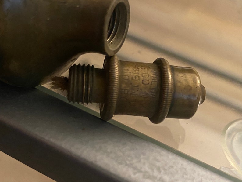 Vintage General Hardware Mfg Co No 800 Brass 1lb Plumb Bob Etsy