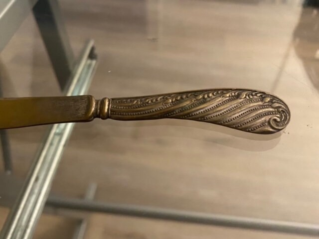 Antique Butter Knife Mansion Estate Cutlery Ornate Fancy Design Vintage ...
