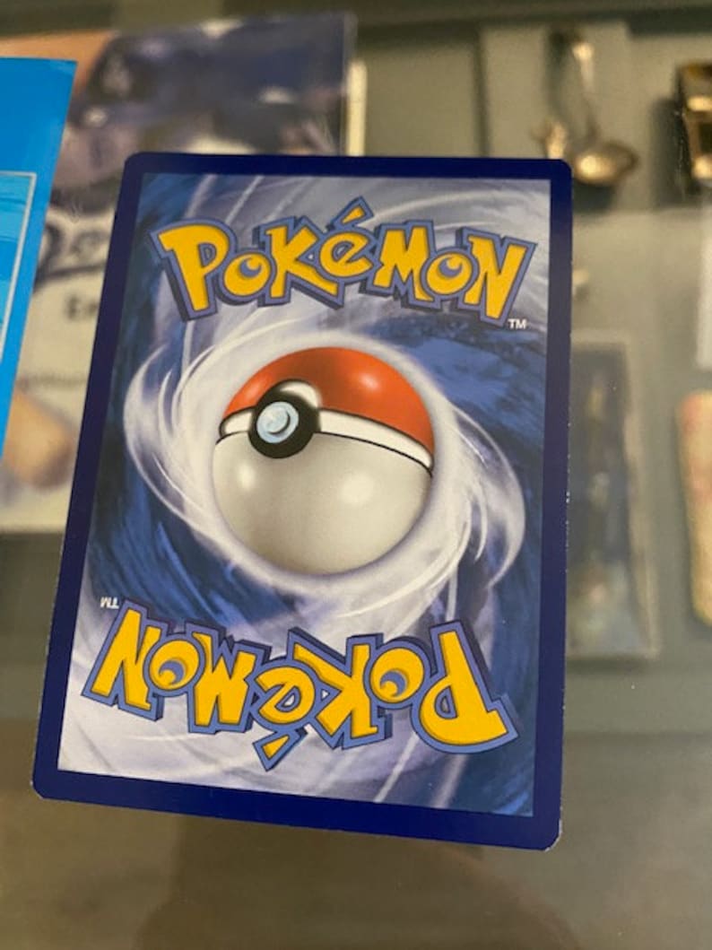 Surfing Pikachu 50 HP Pokemon Trading Card Rare Pika Great Condition Surf Card in Clear ...