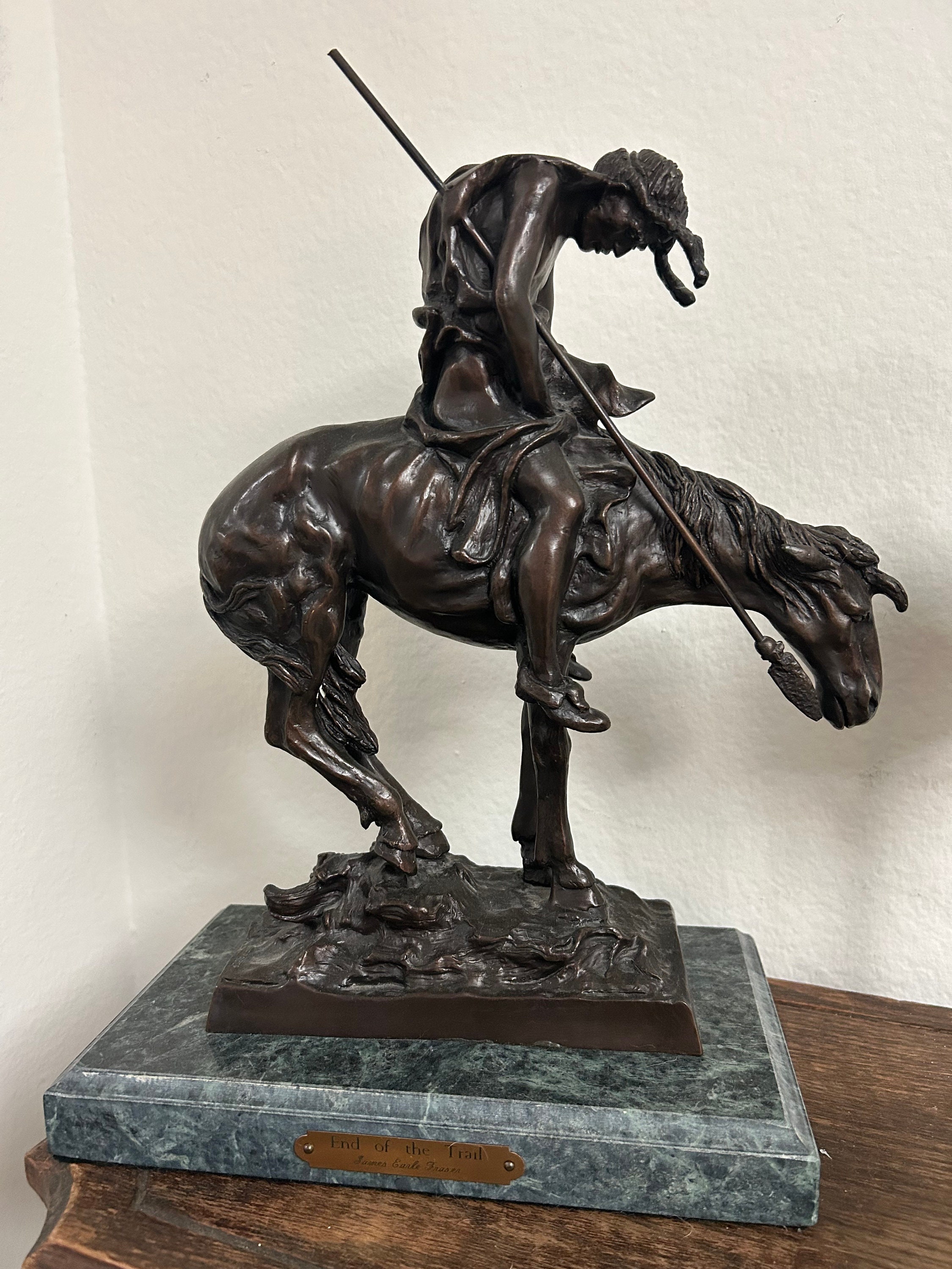 End of the Trail Bronze Sculpture James Earle Fraser Horse Statues for ...