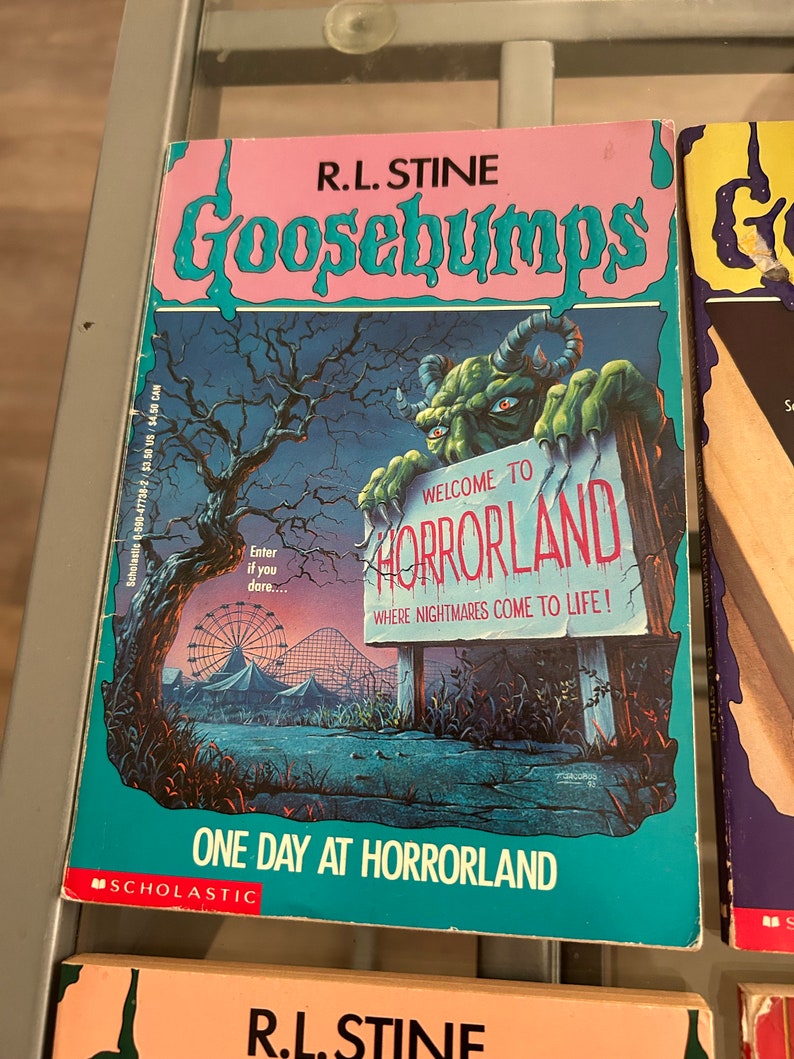 Goosebumps - Vintage Four Books - RL Stein, Monster, Basement Collector ...