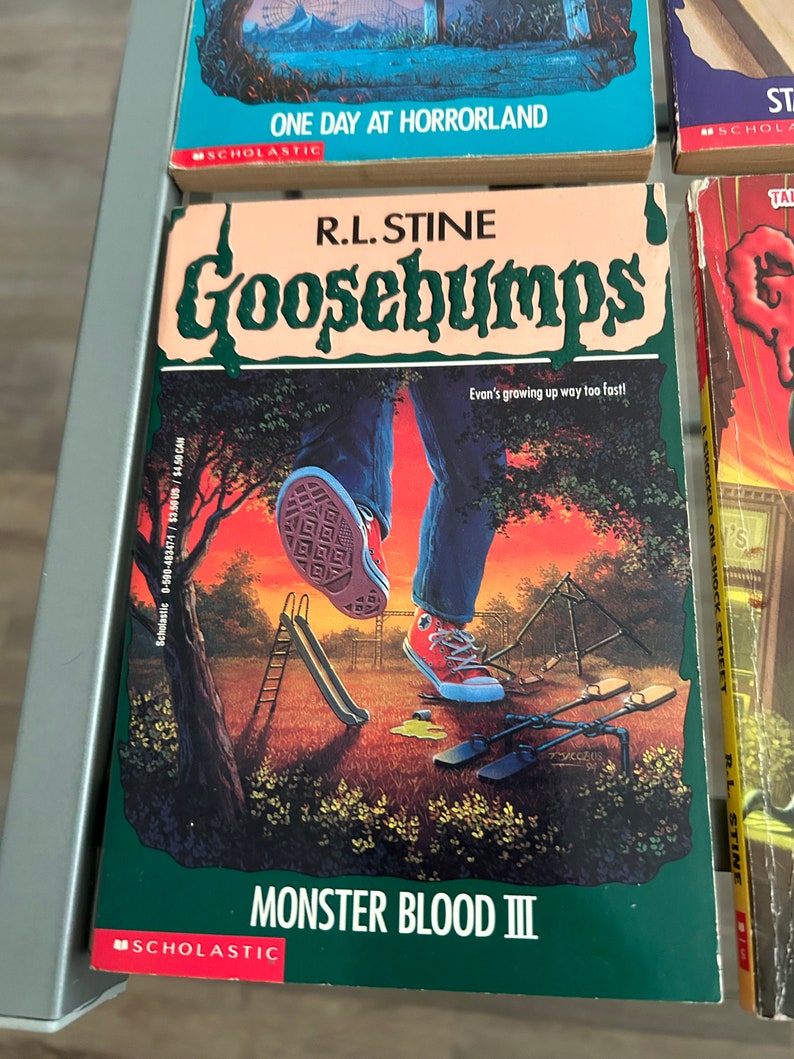 Goosebumps - Vintage Four Books - RL Stein, Monster, Basement Collector ...