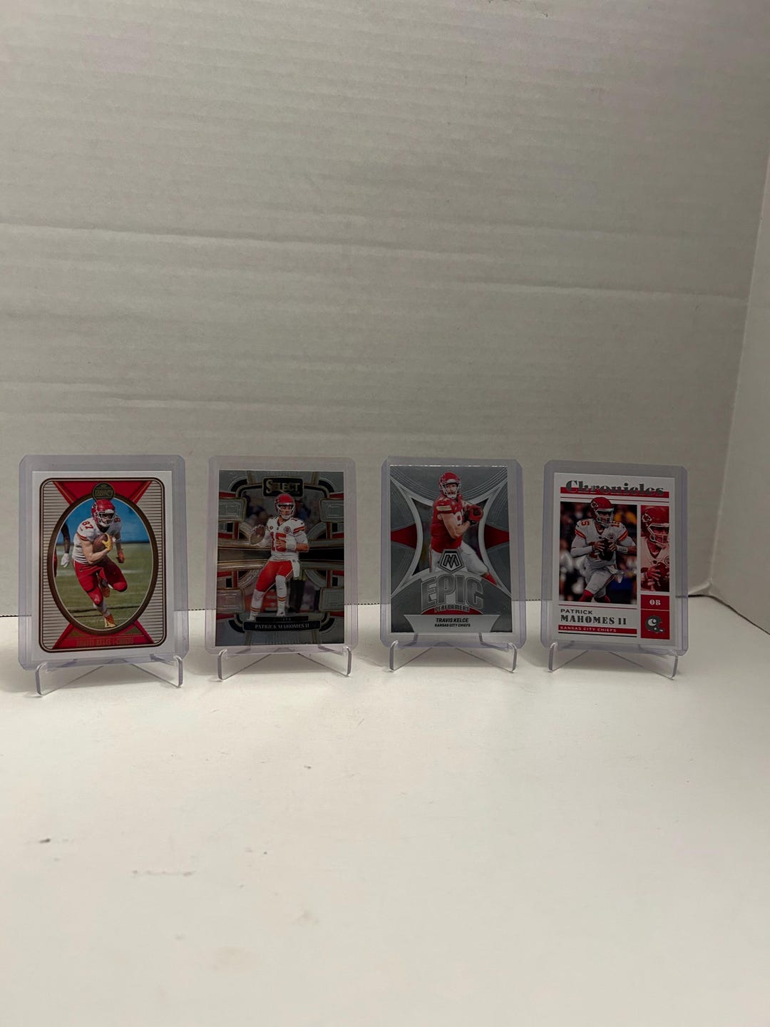 Patrick Mahomes & Travis Kelce Four Card Bundle - Etsy