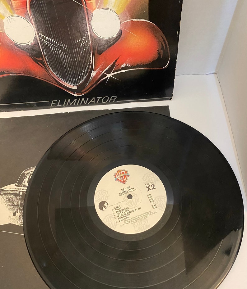 ZZ Top Vintage Eliminator Vinyl Warner Bros Records 1983 Collectible ...