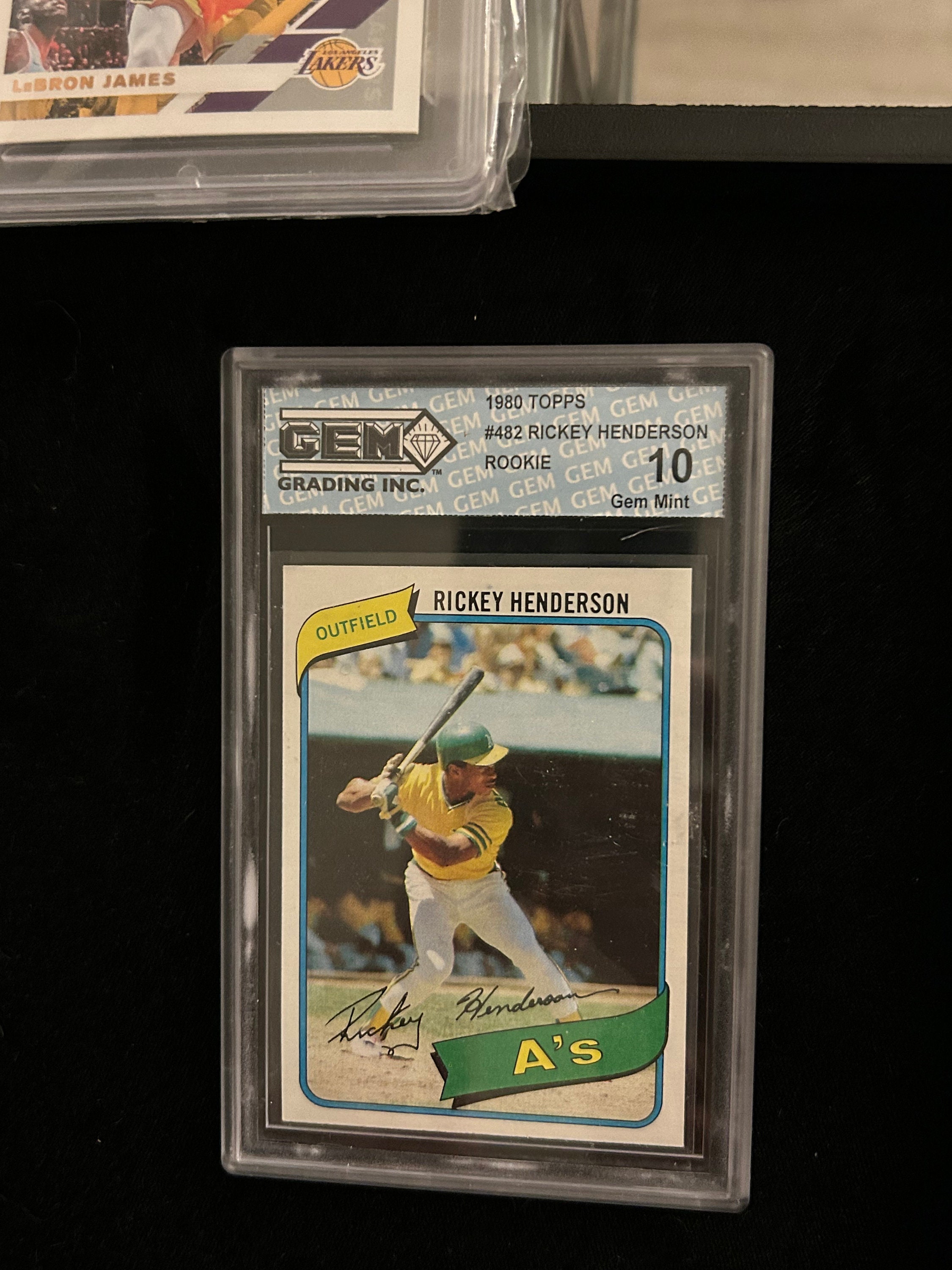 1980 Topps 482 Rickey Henderson Rookie Card Gem Mint 10 - Etsy
