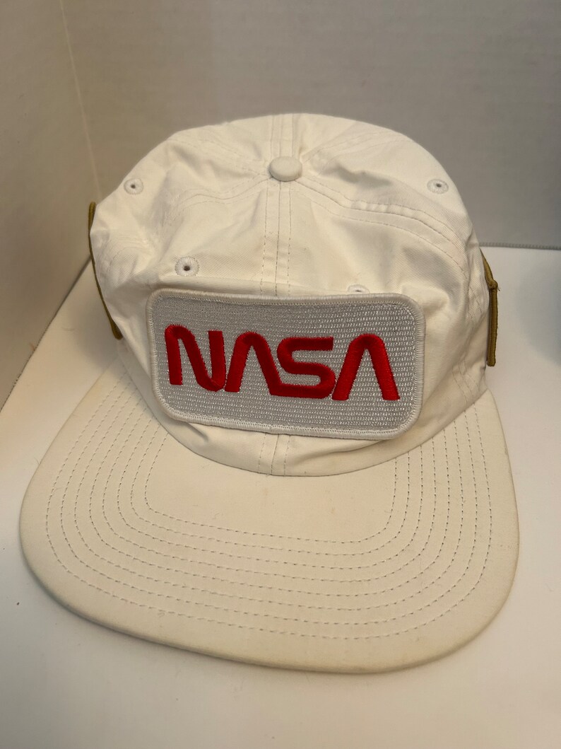 Buzz Aldrin NASA Triple Patch Snapback Hat / Cap Flat Bill Space ...