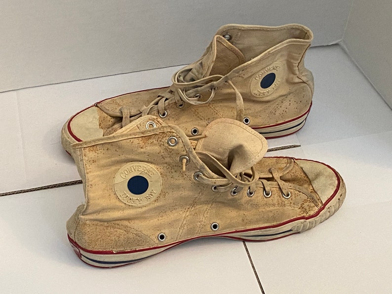 1950’s Converse “lucky Boy” Vintage Rare Hi-top Basketball Shoes - Etsy