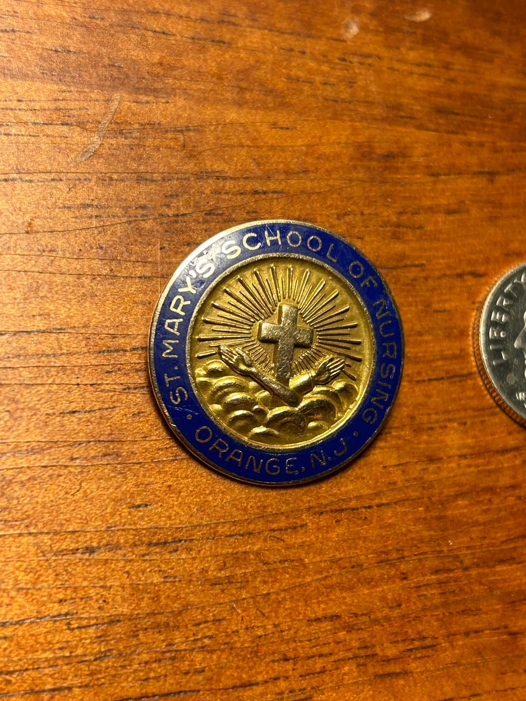 St Marys School of Nursing 10k Gold Pendant Charm - Etsy