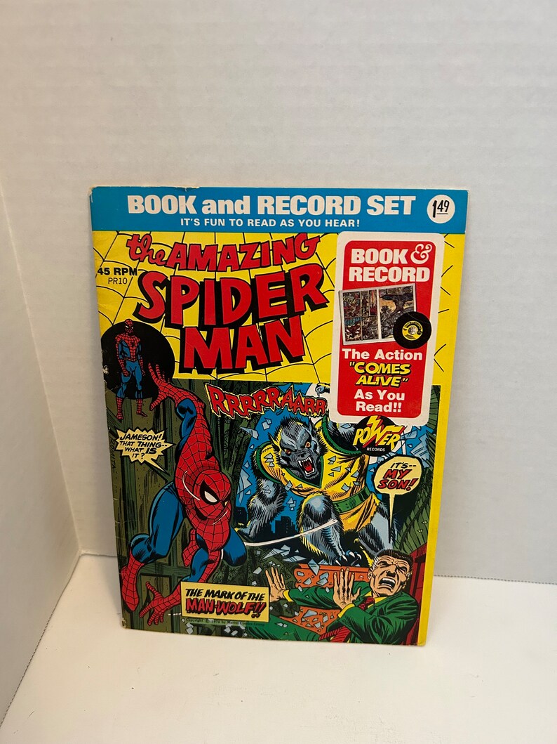 Power Records Superheroes 1974 Vintage Deadstock Like New Spiderman ...